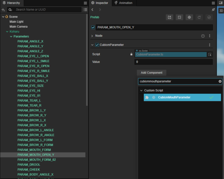 口形同步设置 (SDK for Cocos Creator) | SDK 教程 | Live2D Manuals & Tutorials
