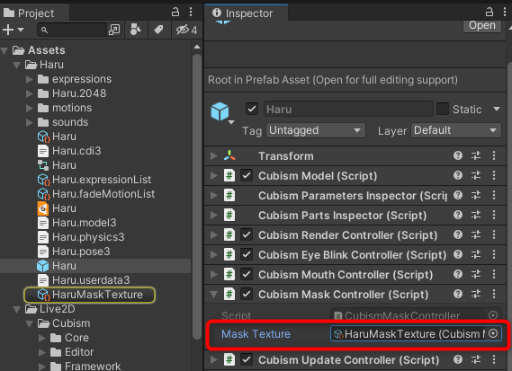 SDK for Unityにおけるマスクの使用上限について | SDKマニュアル | Live2D Manuals & Tutorials