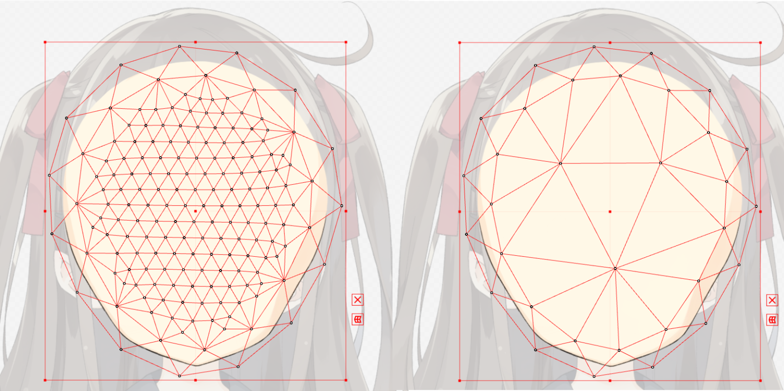 Automatic Mesh generator | Editor Manual | Live2D Manuals & Tutorials