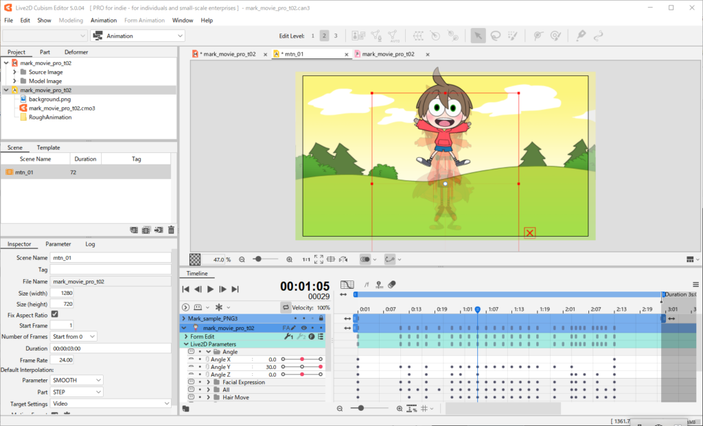 Workspace | Editor Manual | Live2D Manuals & Tutorials