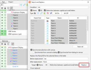 Search and Replace Objects | Editor Manual | Live2D Manuals & Tutorials