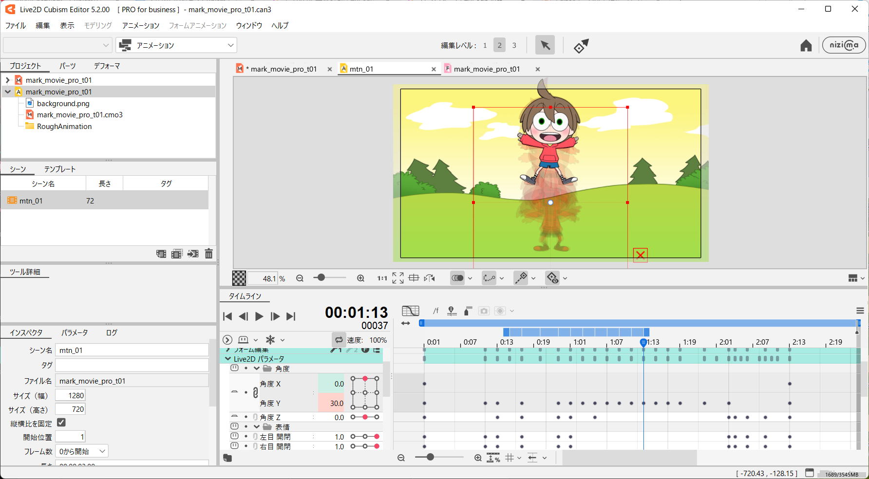 Workspace | Editor Manual | Live2D Manuals & Tutorials